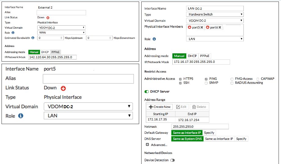 LAB VDOM Configuration in Fortigate - DCLessons